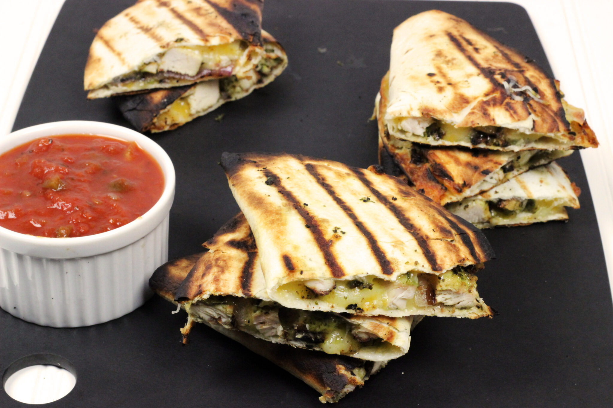 Grilled Chicken Quesadilla Recipe - Food Fanatic
