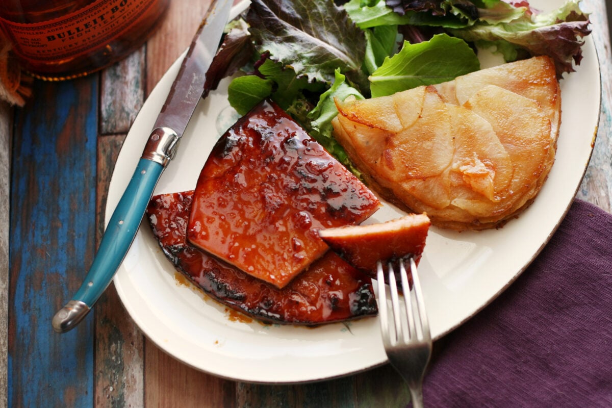 Ham Steak Recipe - Food Fanatic