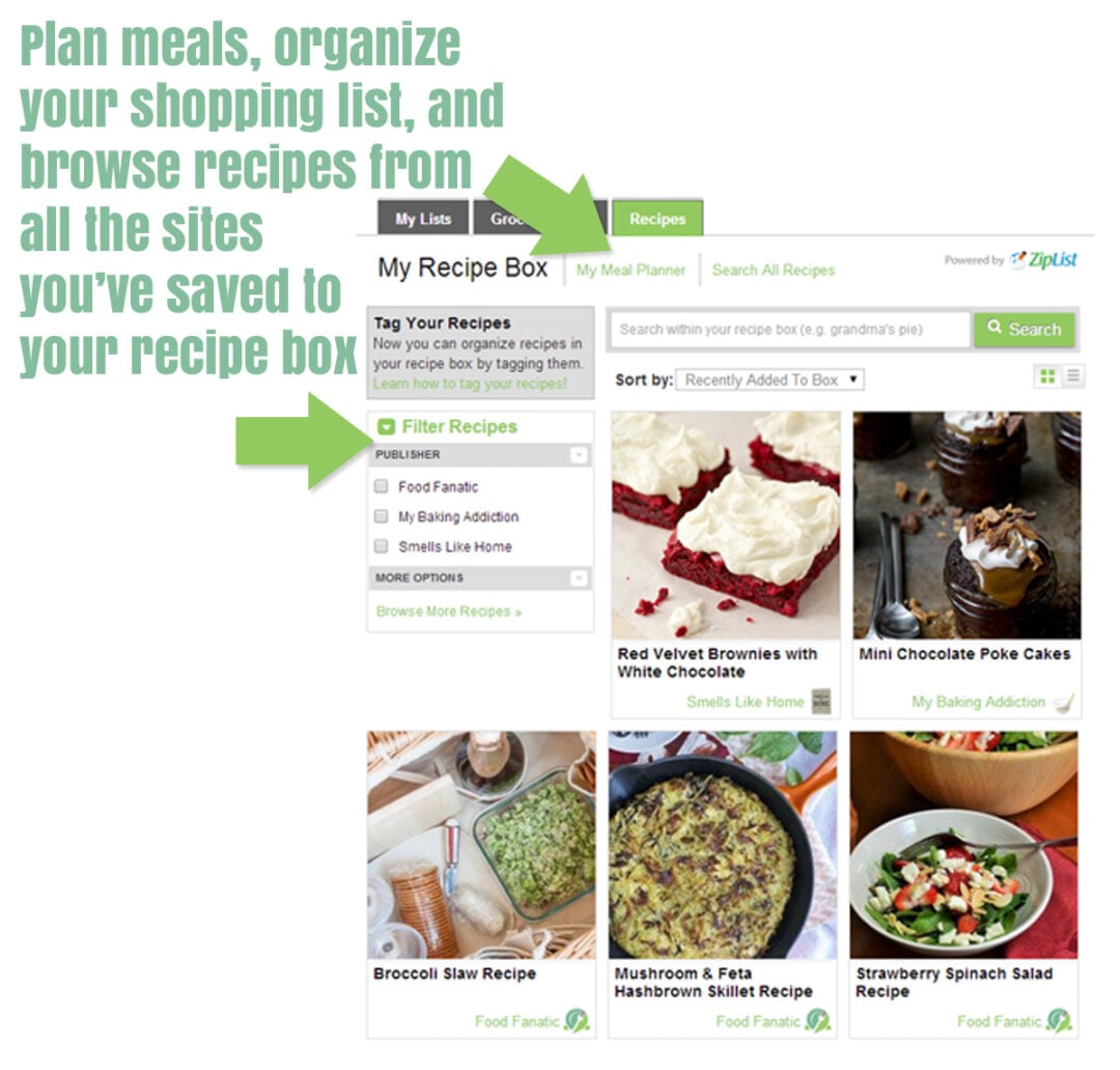 New to Food Fanatic: Ziplist Recipe Box - Food Fanatic