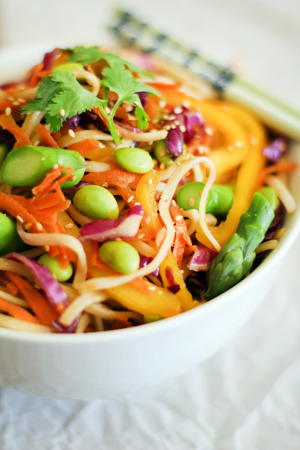 Spring Vegetable Pad Thai Recipe - Food Fanatic