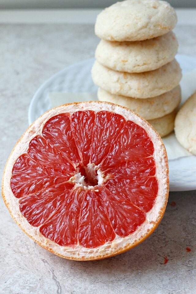 Coconut Grapefruit Sugar Cookies Recipe - Food Fanatic