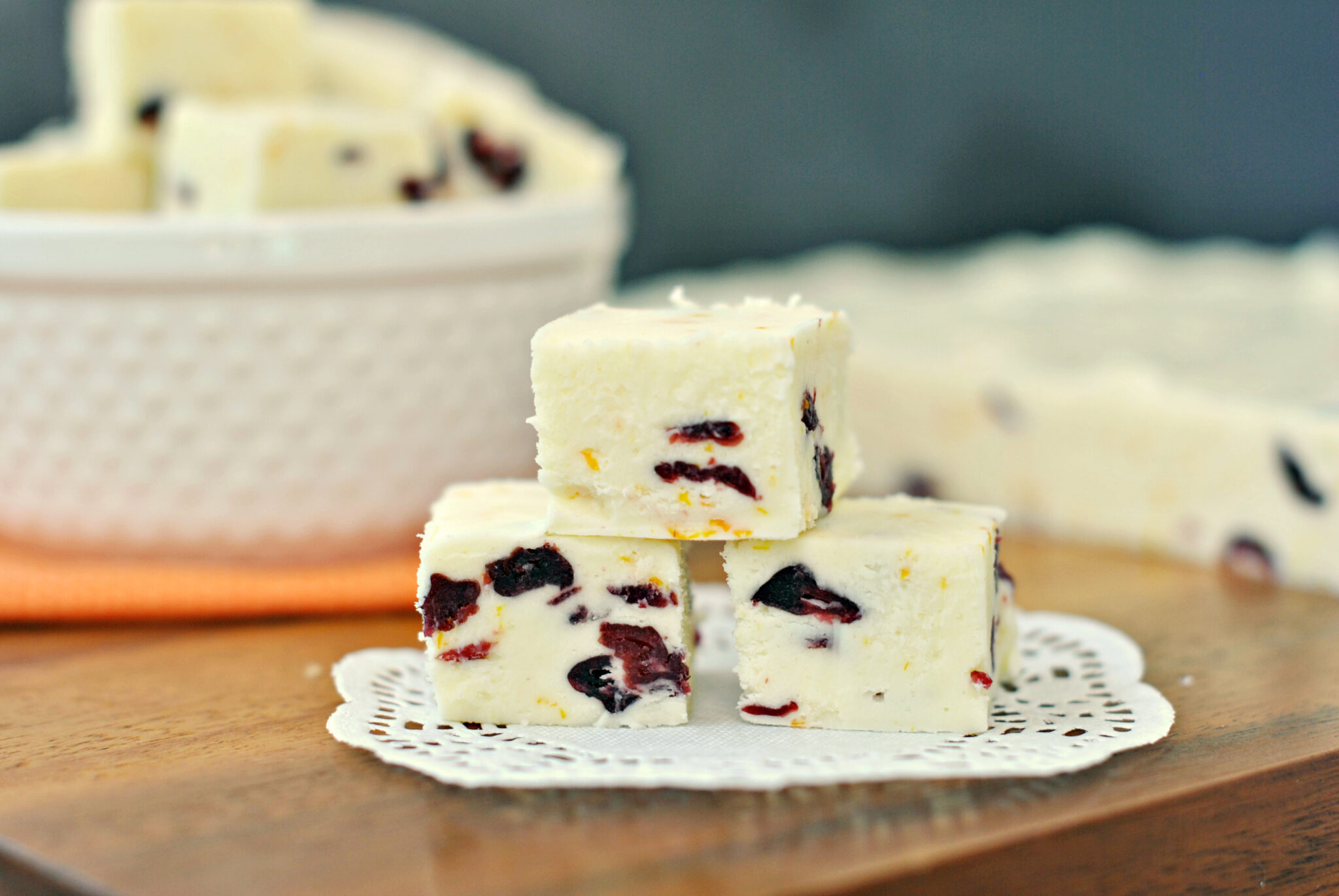 Cranberry Orange Fudge Recipe - Food Fanatic