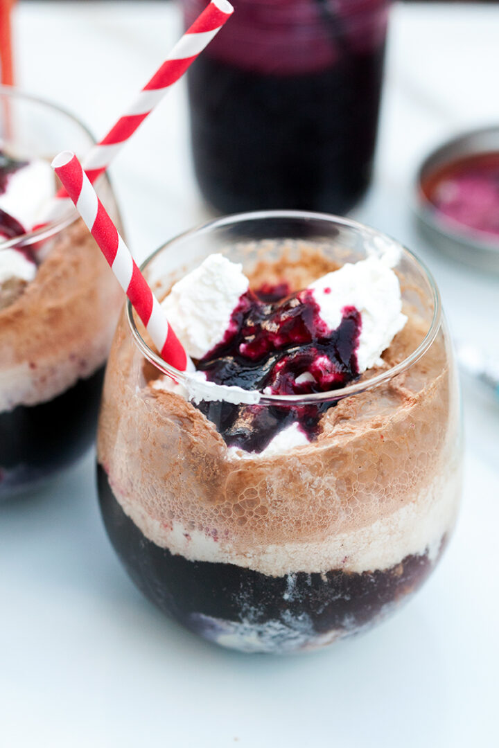 Fresh Cherry Cola Floats Recipe - Food Fanatic