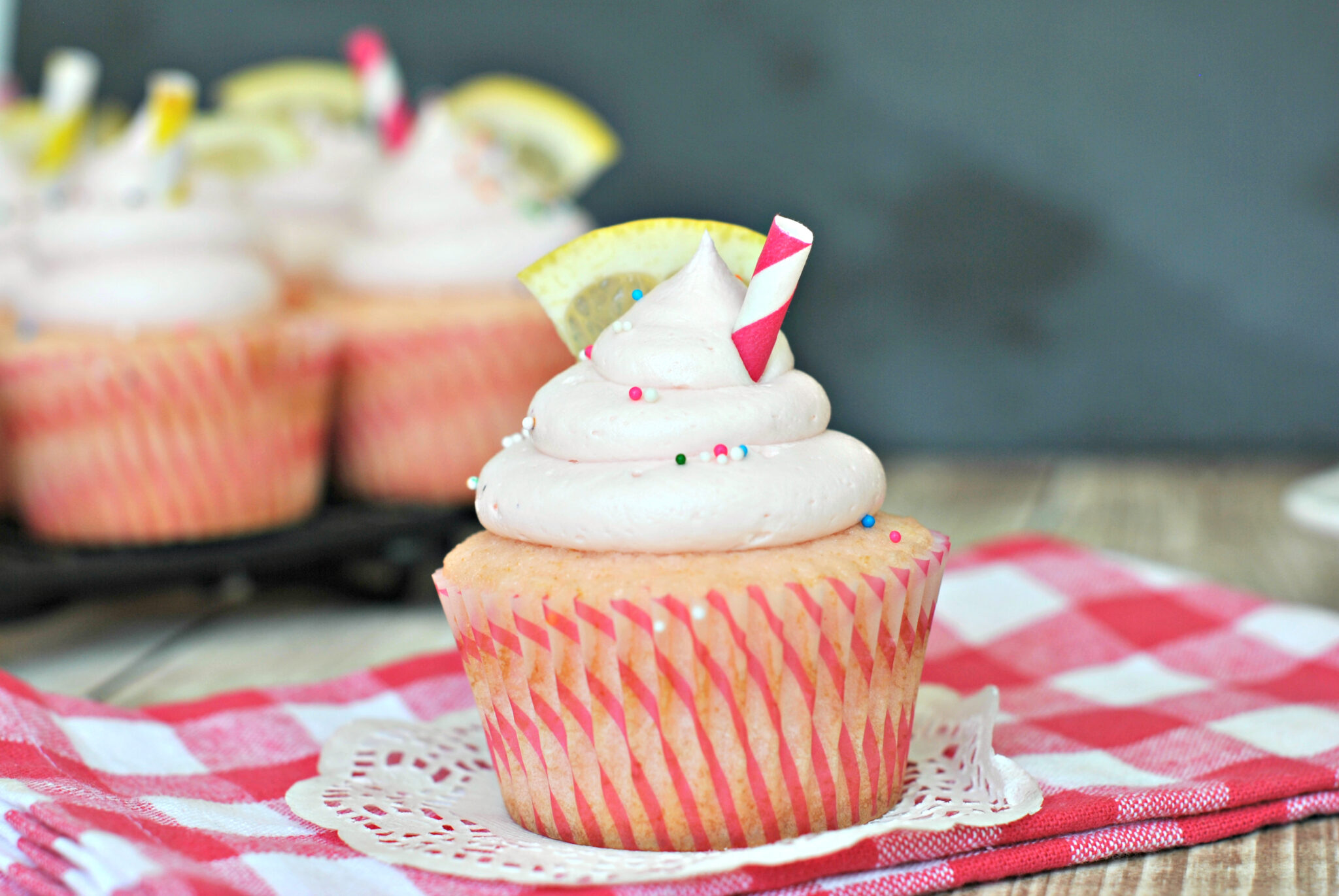 Pink Lemonade Cupcakes Recipe - Food Fanatic