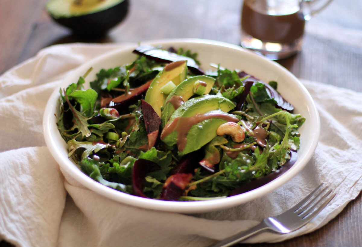 Roasted Beet & Avocado Salad Recipe - Food Fanatic