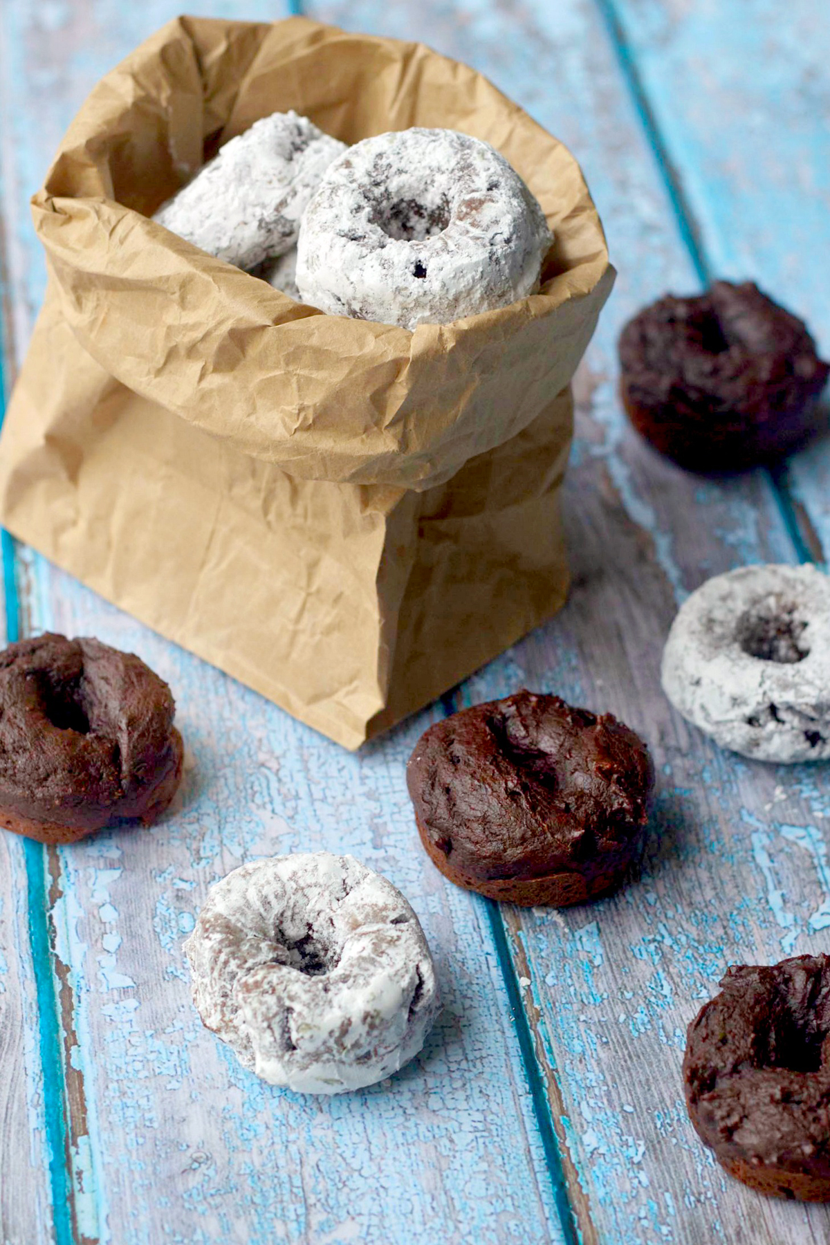 Chocolate Avocado Mini Donuts Recipe - Food Fanatic