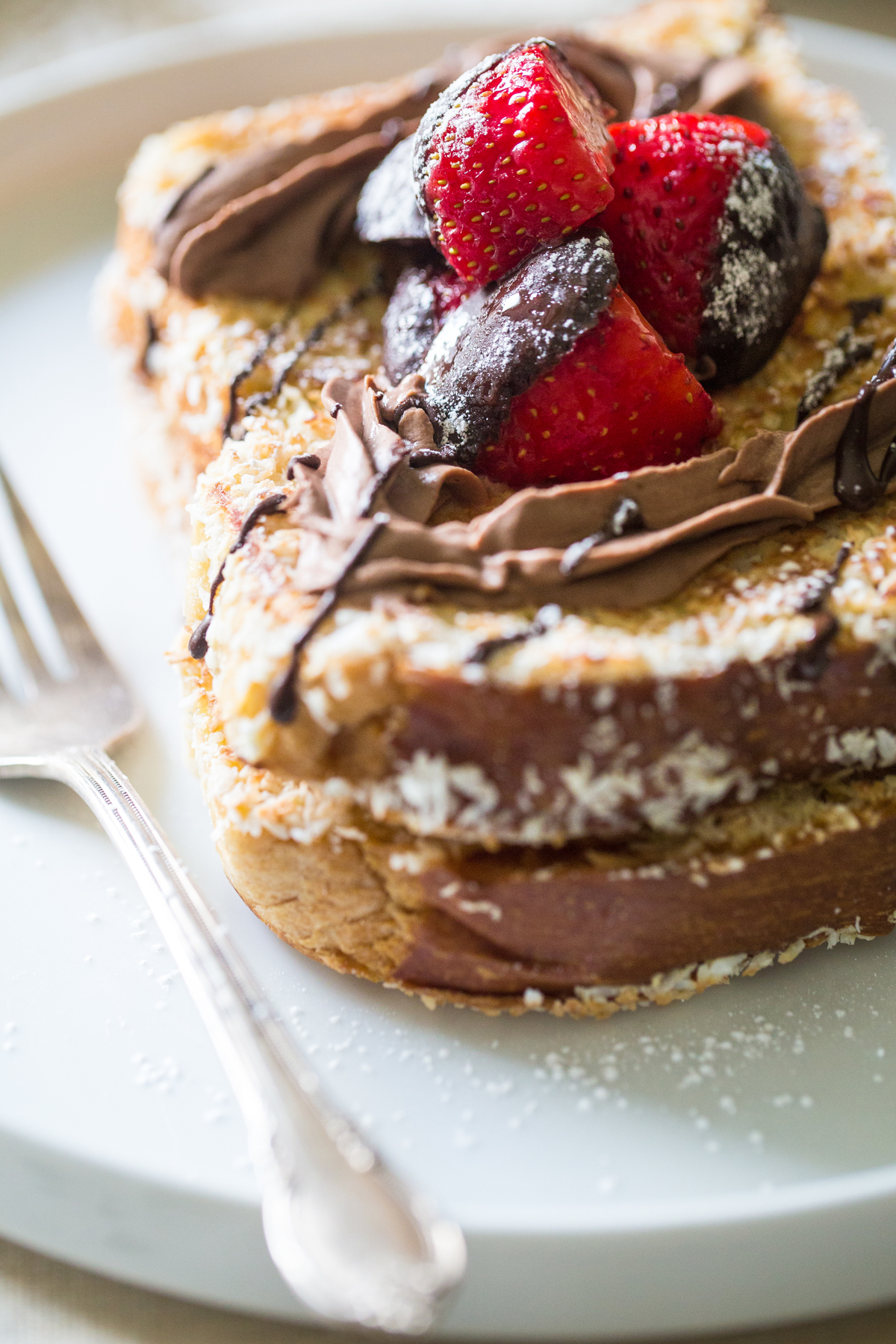 Chocolate Strawberry Brioche French Toast Recipe - Food Fanatic