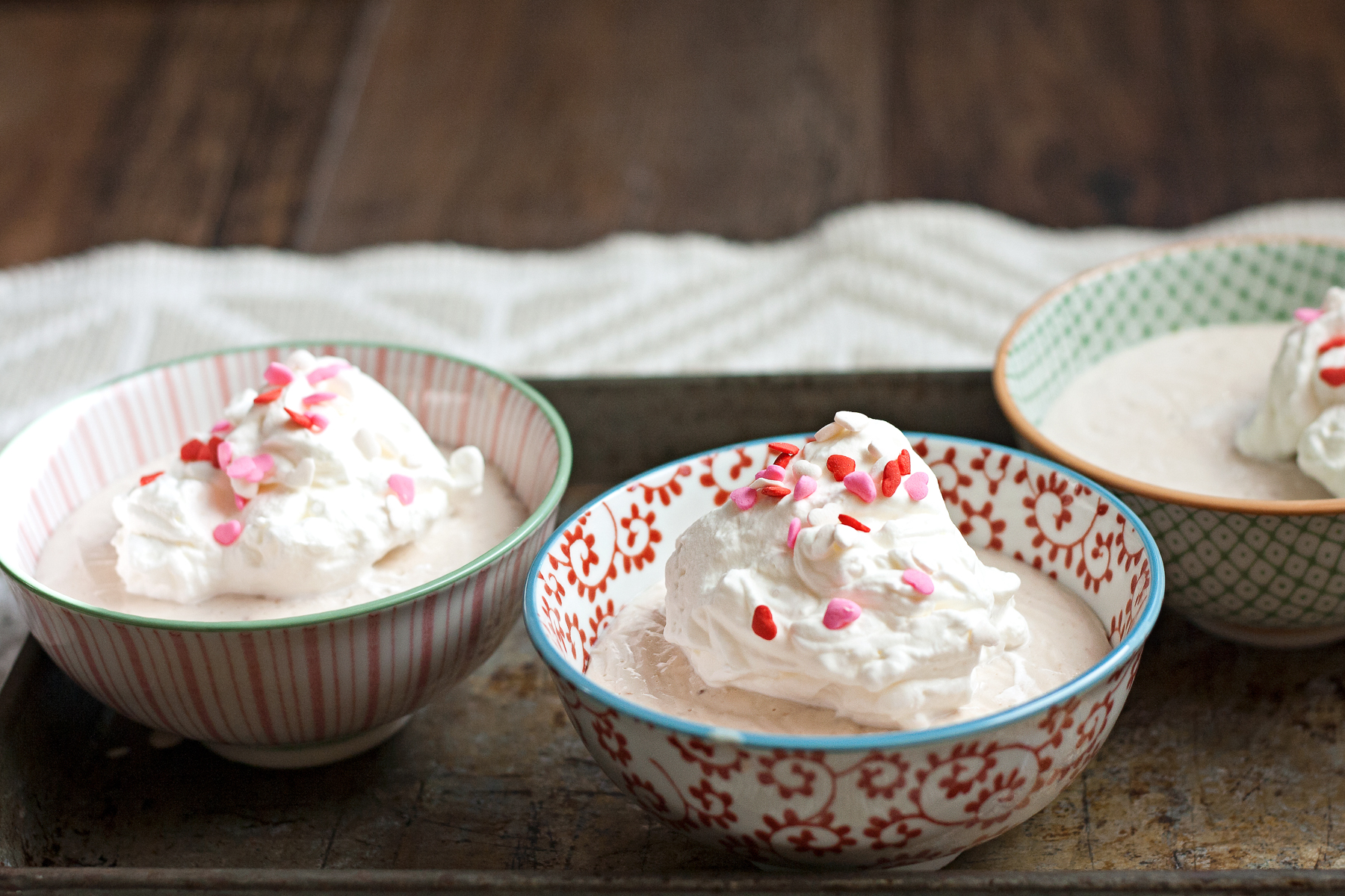 White Chocolate Pudding with Strawberry Jam Recipe - Food Fanatic
