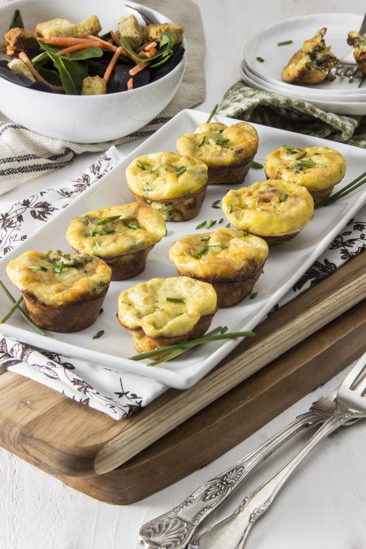 Spinach Artichoke Mini Frittatas Recipe - Food Fanatic