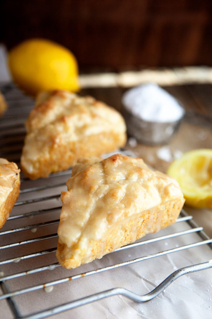 Lemon Cream Scones Recipe - Food Fanatic