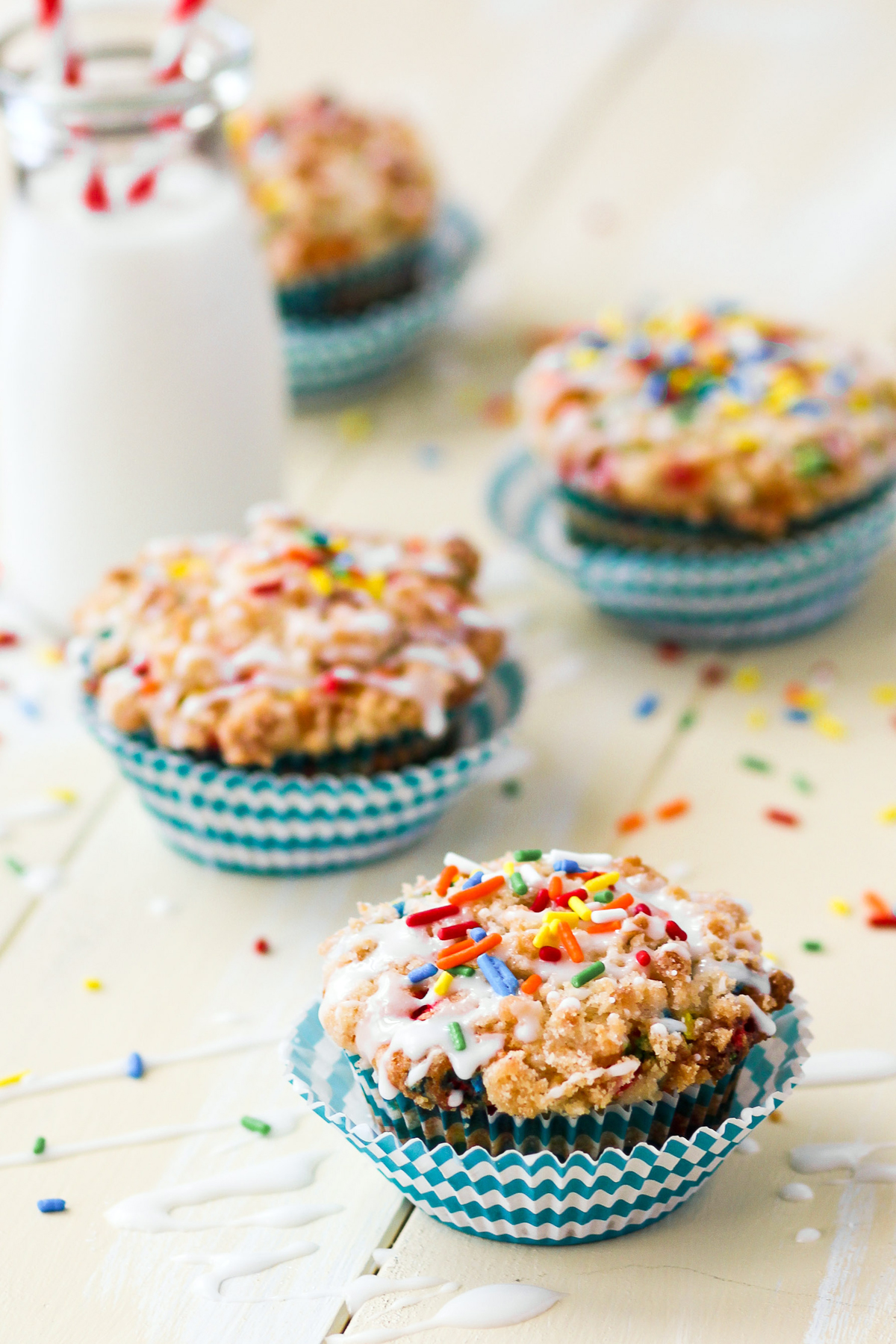 Birthday Cake Muffins Recipe - Food Fanatic
