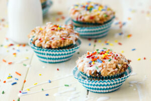 Birthday Cake Muffins Recipe - Food Fanatic