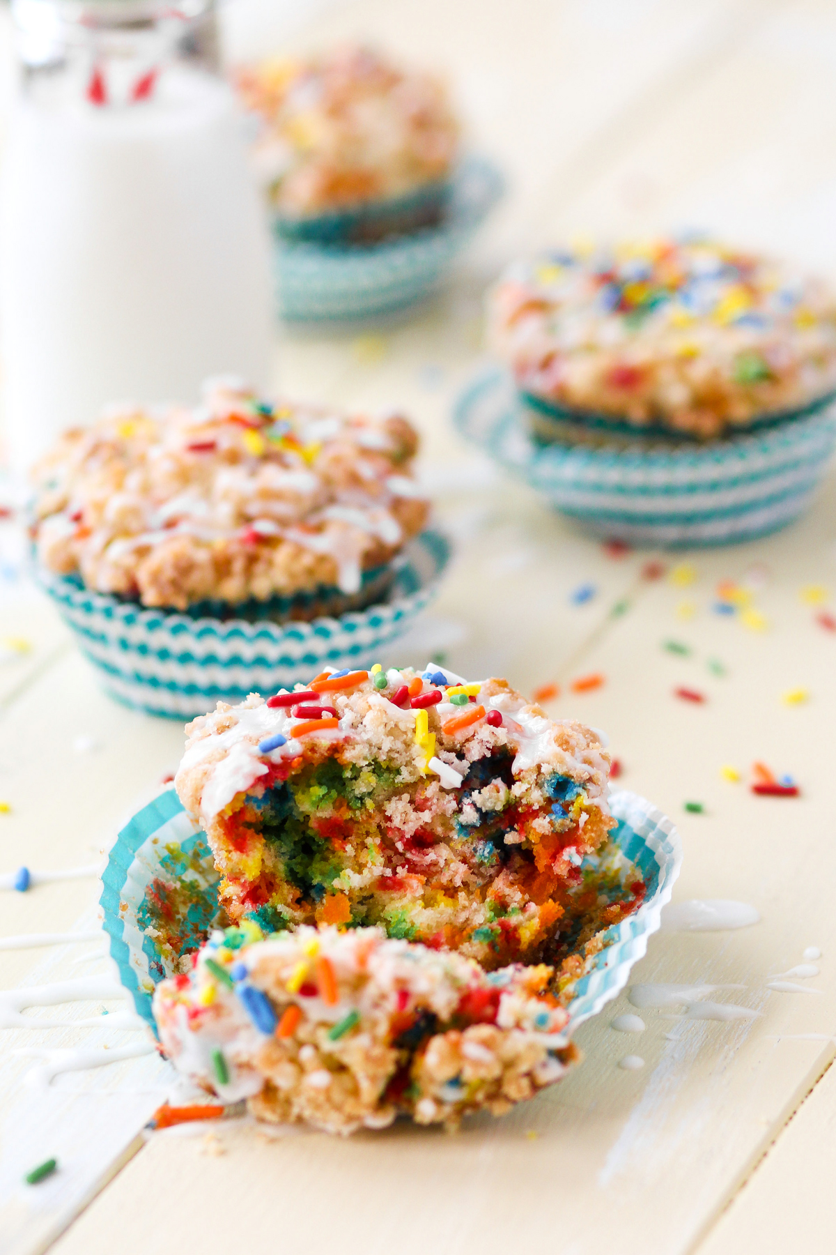 Birthday Cake Muffins Recipe - Food Fanatic