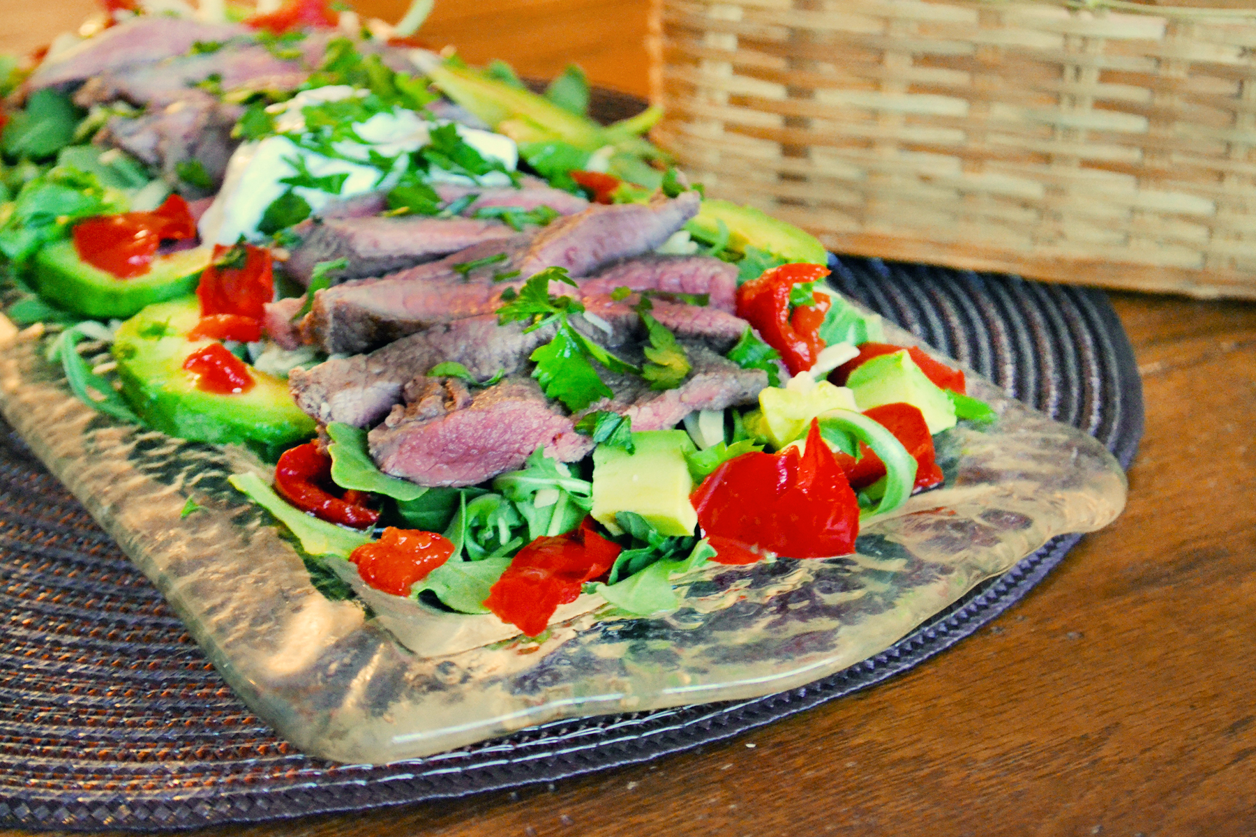 Carne Asada Salad Recipe - Food Fanatic