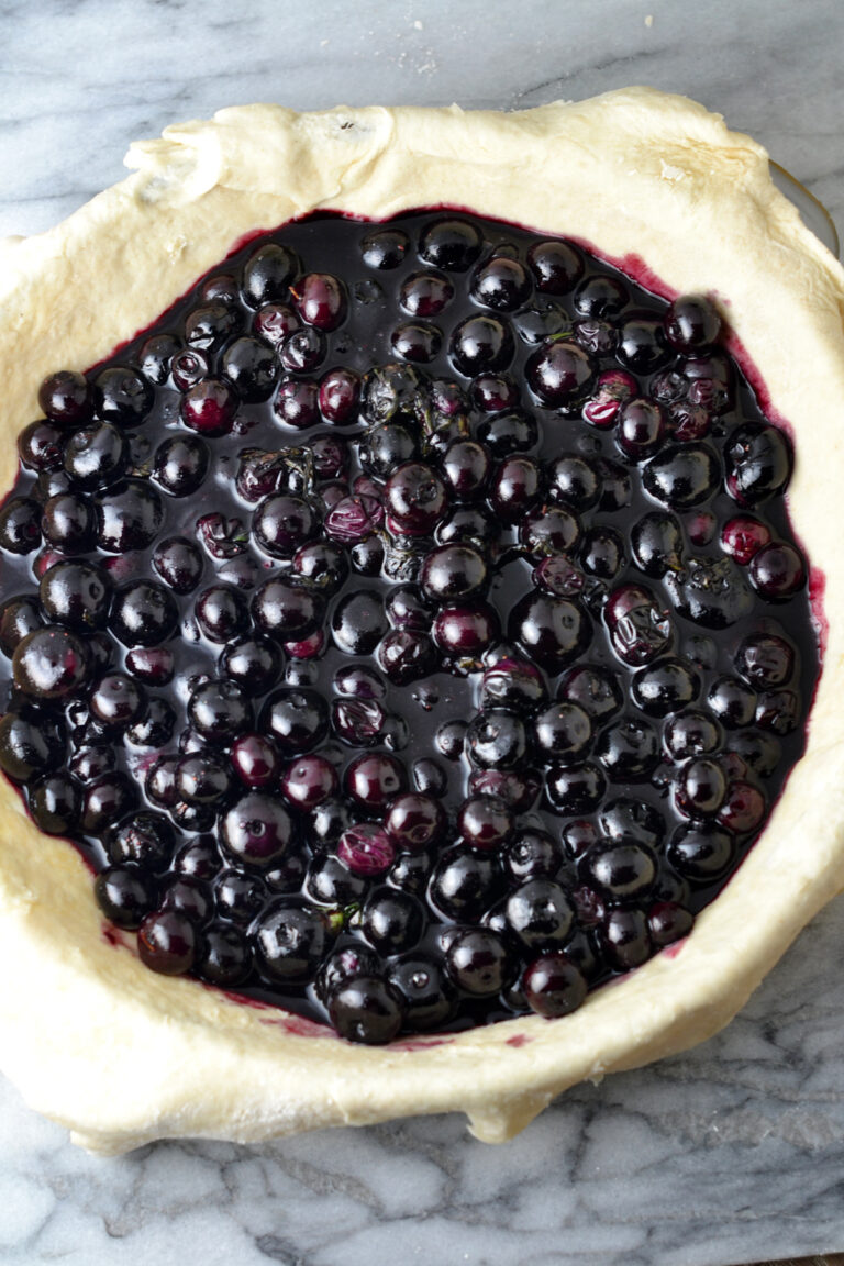 Blueberry Basil Pie Recipe - Food Fanatic