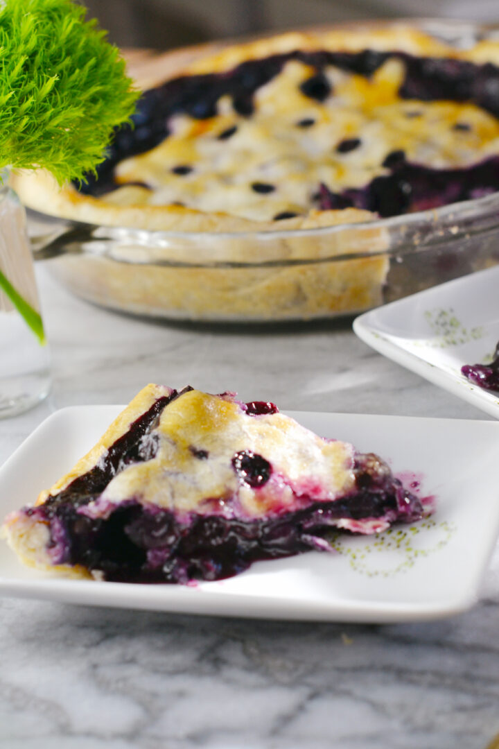Blueberry Basil Pie Recipe - Food Fanatic