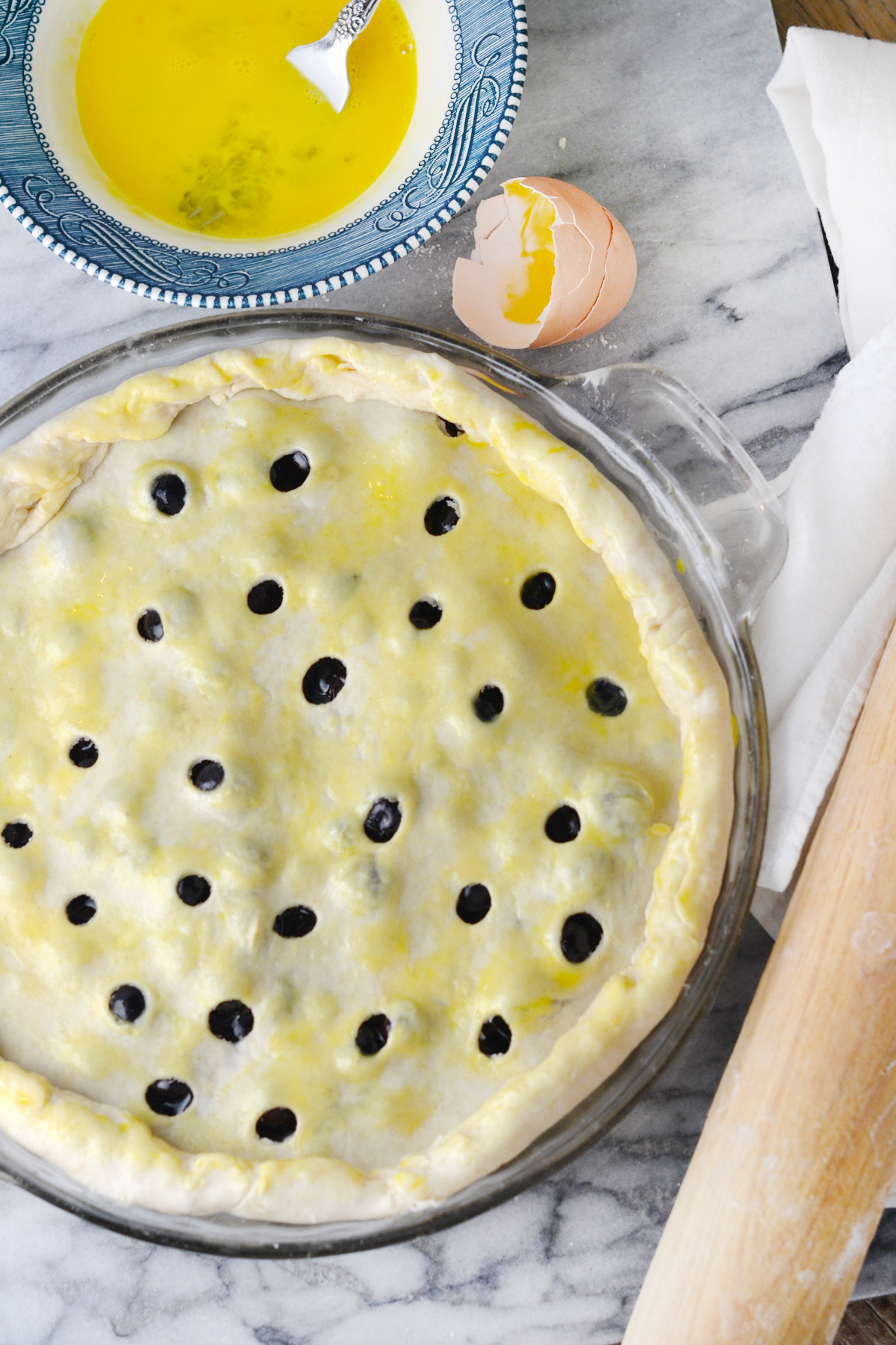 Blueberry Basil Pie Recipe - Food Fanatic
