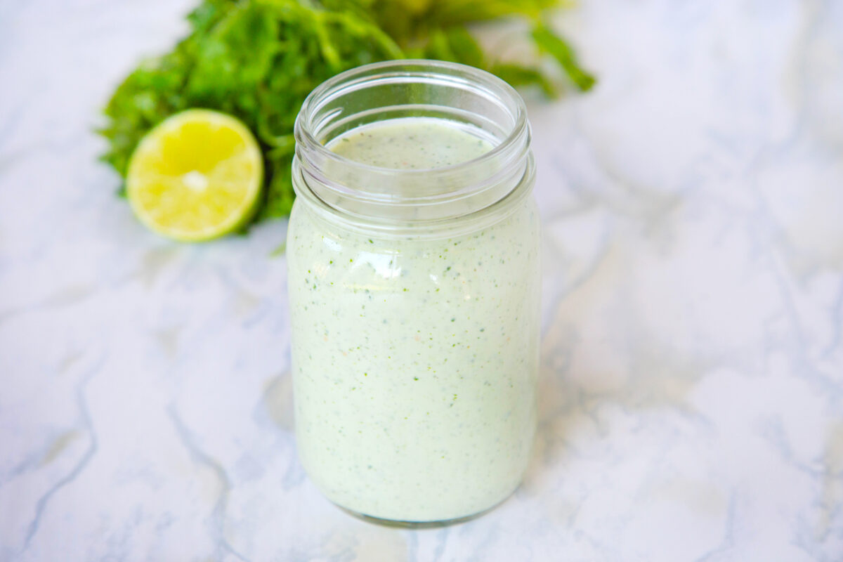 Keto-Friendly Wasabi-Cucumber Dressing - Food Fanatic