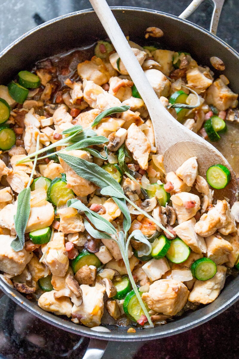 Sage Rose Chicken Skillet Recipe - Food Fanatic