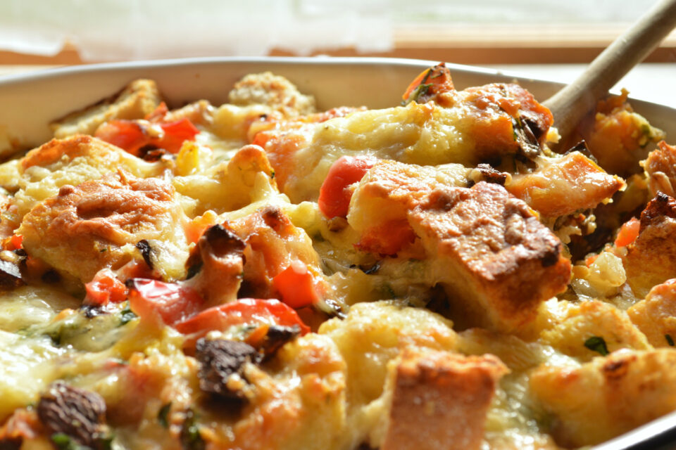 Vegetable Strata Recipe - Food Fanatic