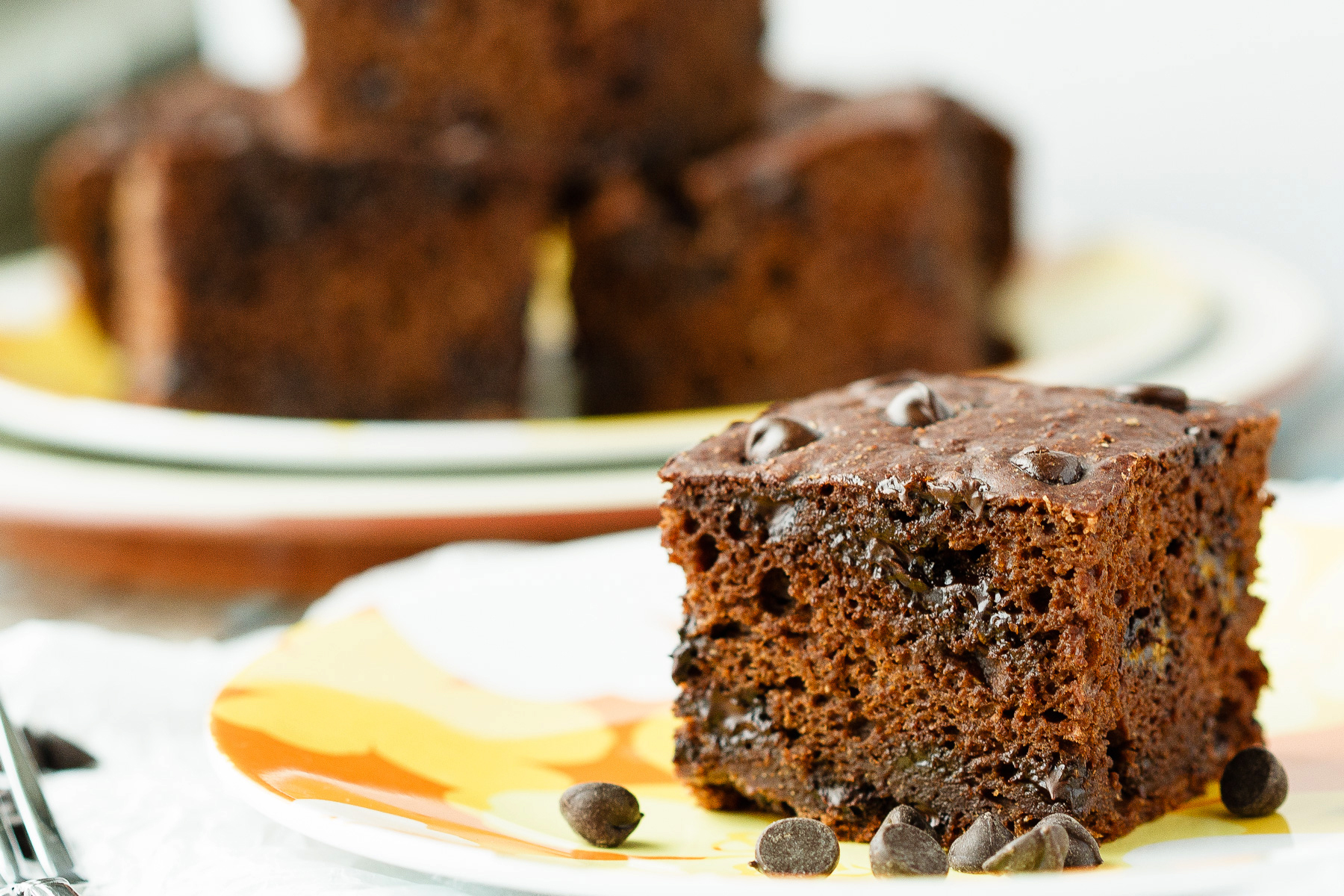 Healthy Chocolate Banana Snack Cake Recipe - Food Fanatic