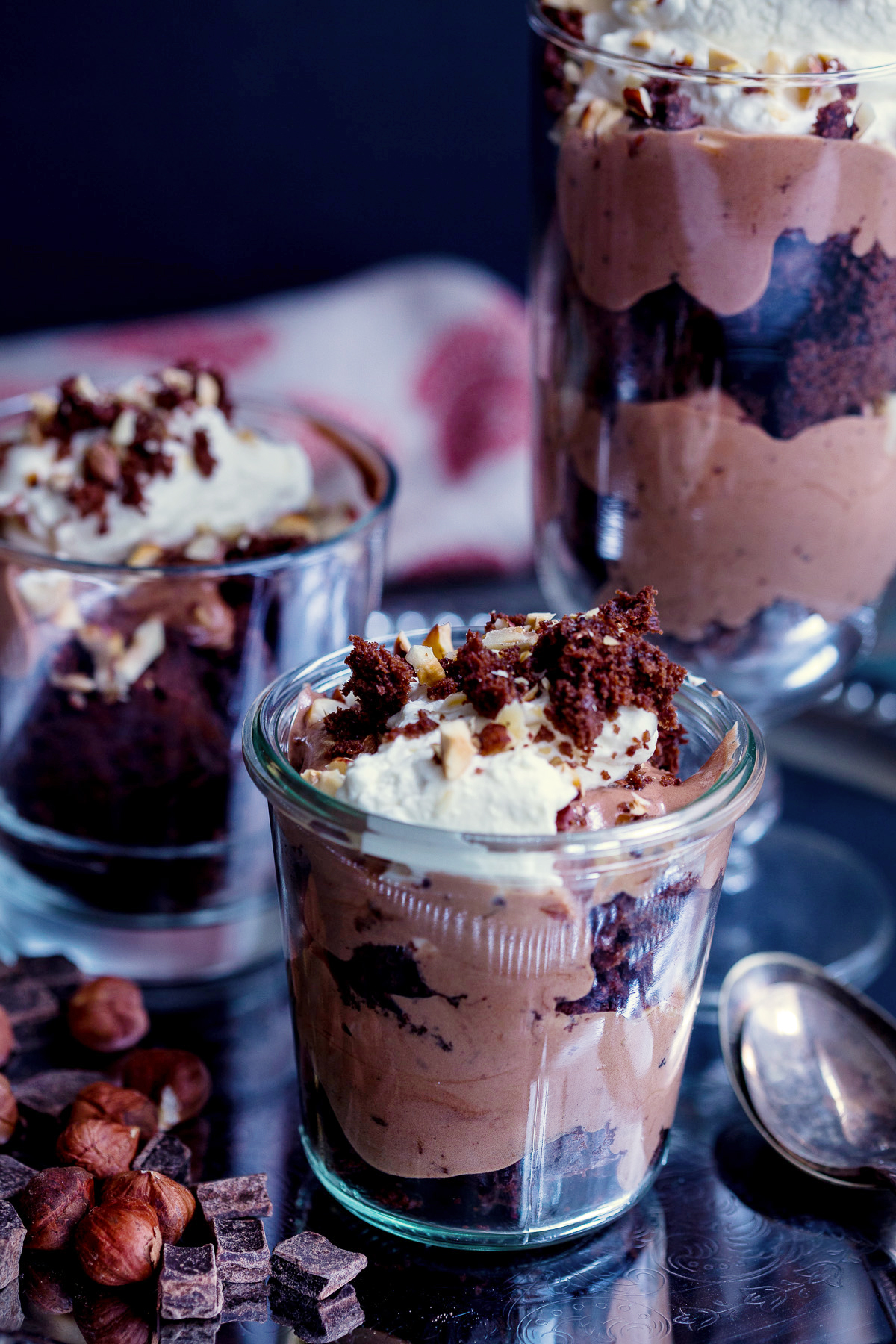 Spiked Nutella Parfaits Recipe - Food Fanatic