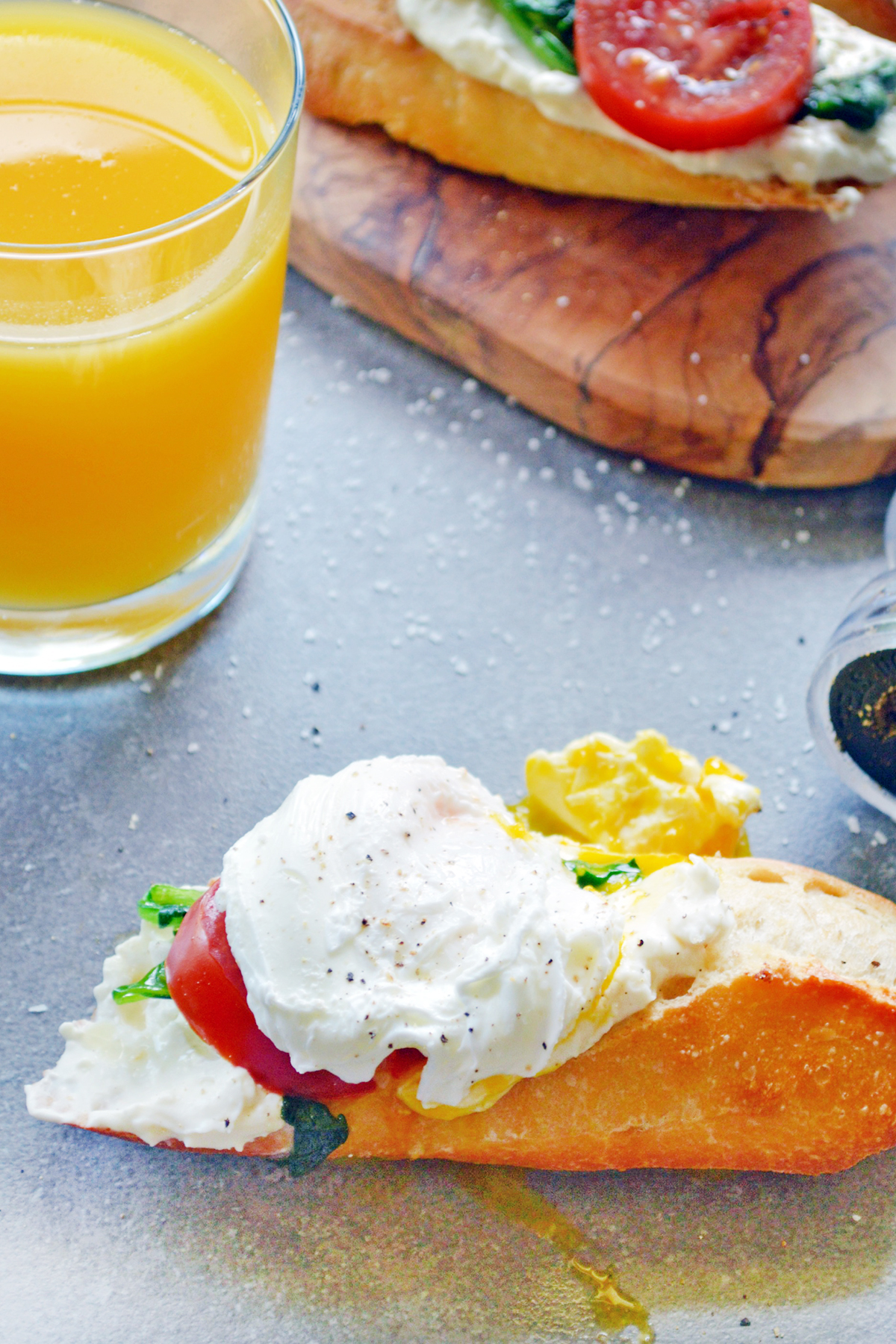 Whipped Feta Breakfast Crostini Recipe - Food Fanatic