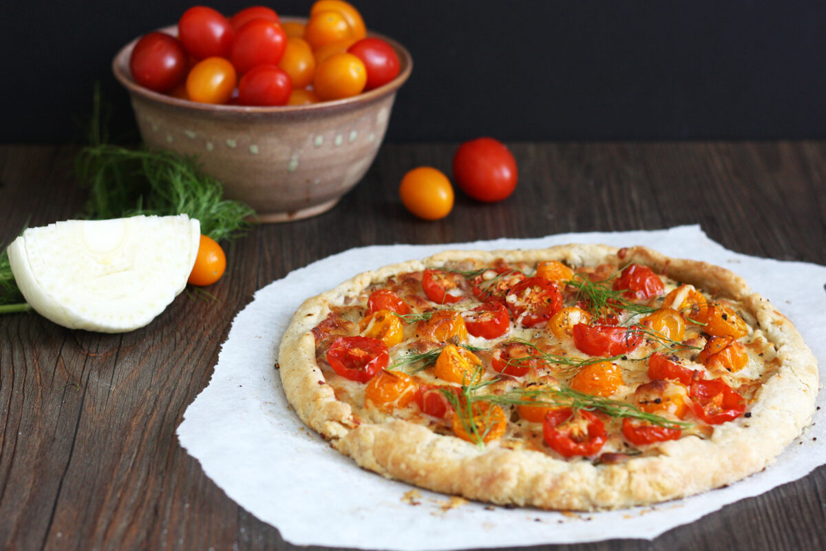 Tomato Fennel Tart Recipe - Food Fanatic