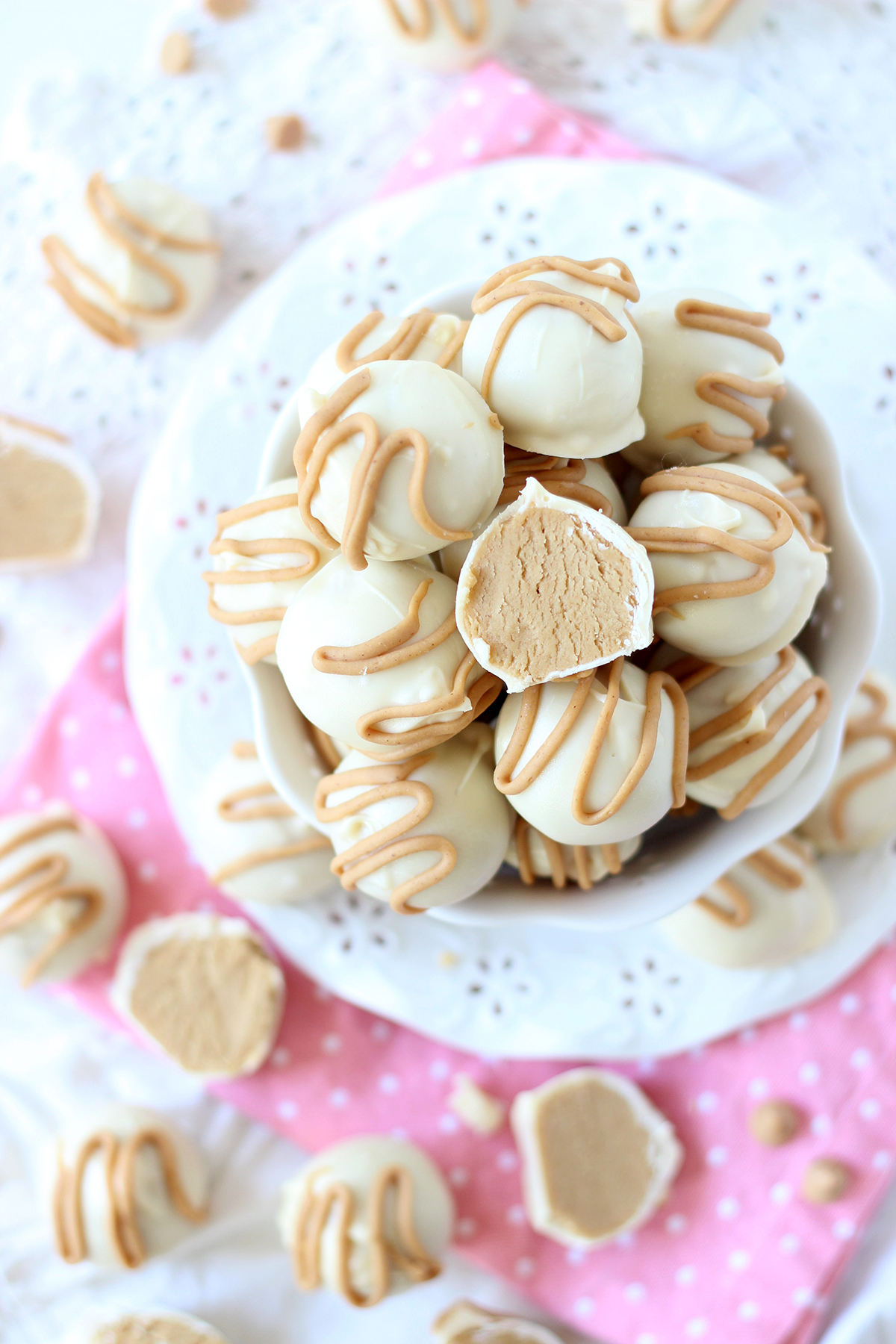 White Chocolate Buckeyes Recipe - Food Fanatic