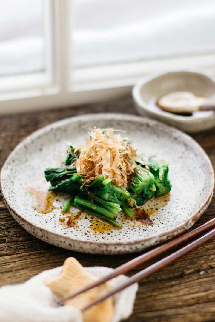 Spinach Ohitashi Recipe - Food Fanatic