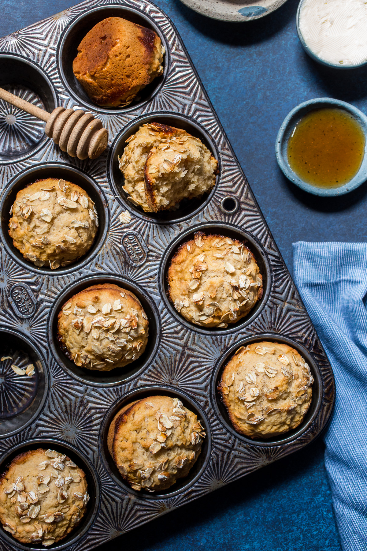 Honey Wheat Hard Cider Beer Bread Muffins Recipe - Food Fanatic