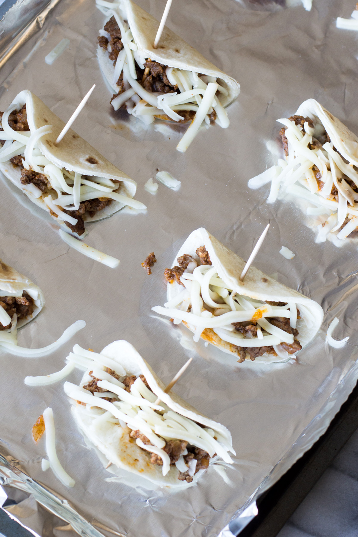 Mini Beef and Cheese Tacos Recipe - Food Fanatic