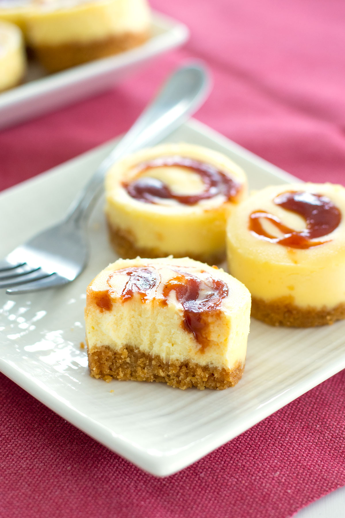 Mini Guava Cheesecakes Recipe - Food Fanatic