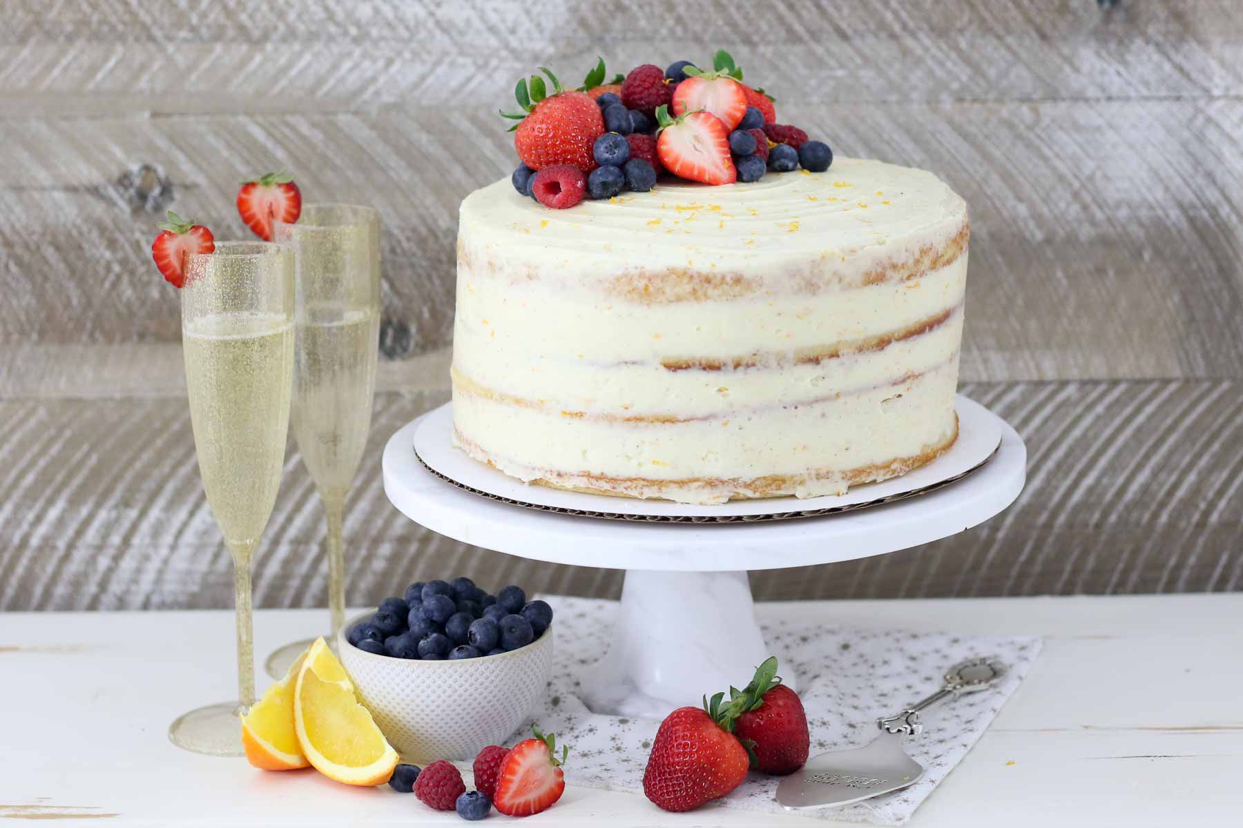 Mimosa Cake Recipe - Food Fanatic