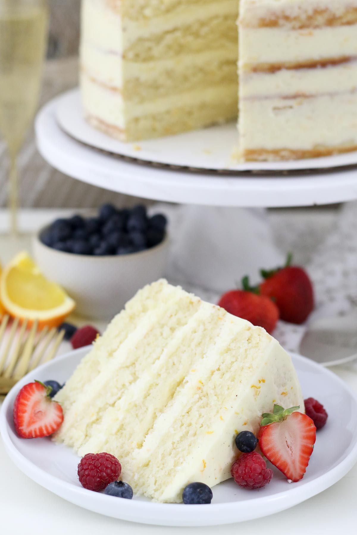 Mimosa Cake Recipe - Food Fanatic