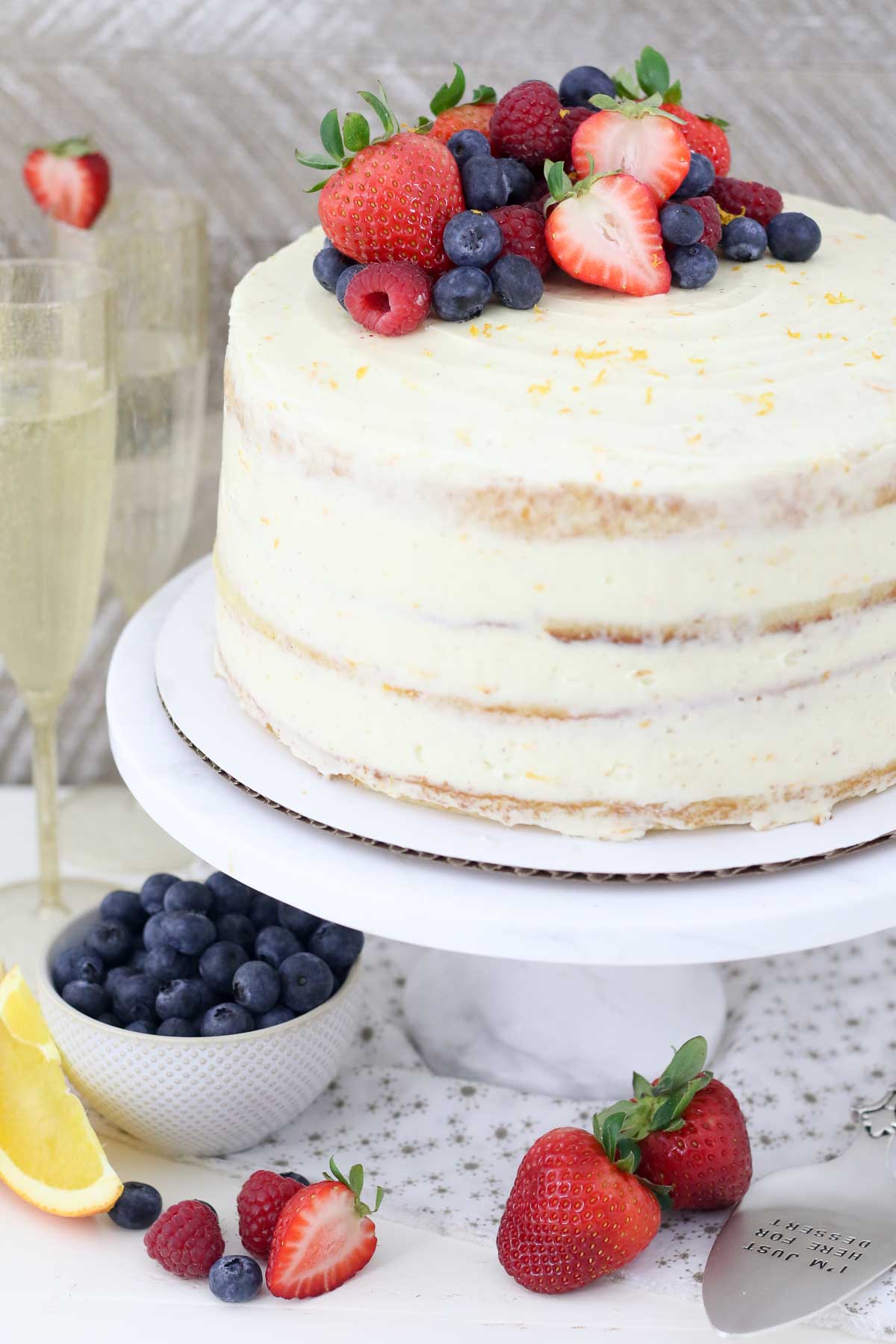 Mimosa Cake Recipe - Food Fanatic