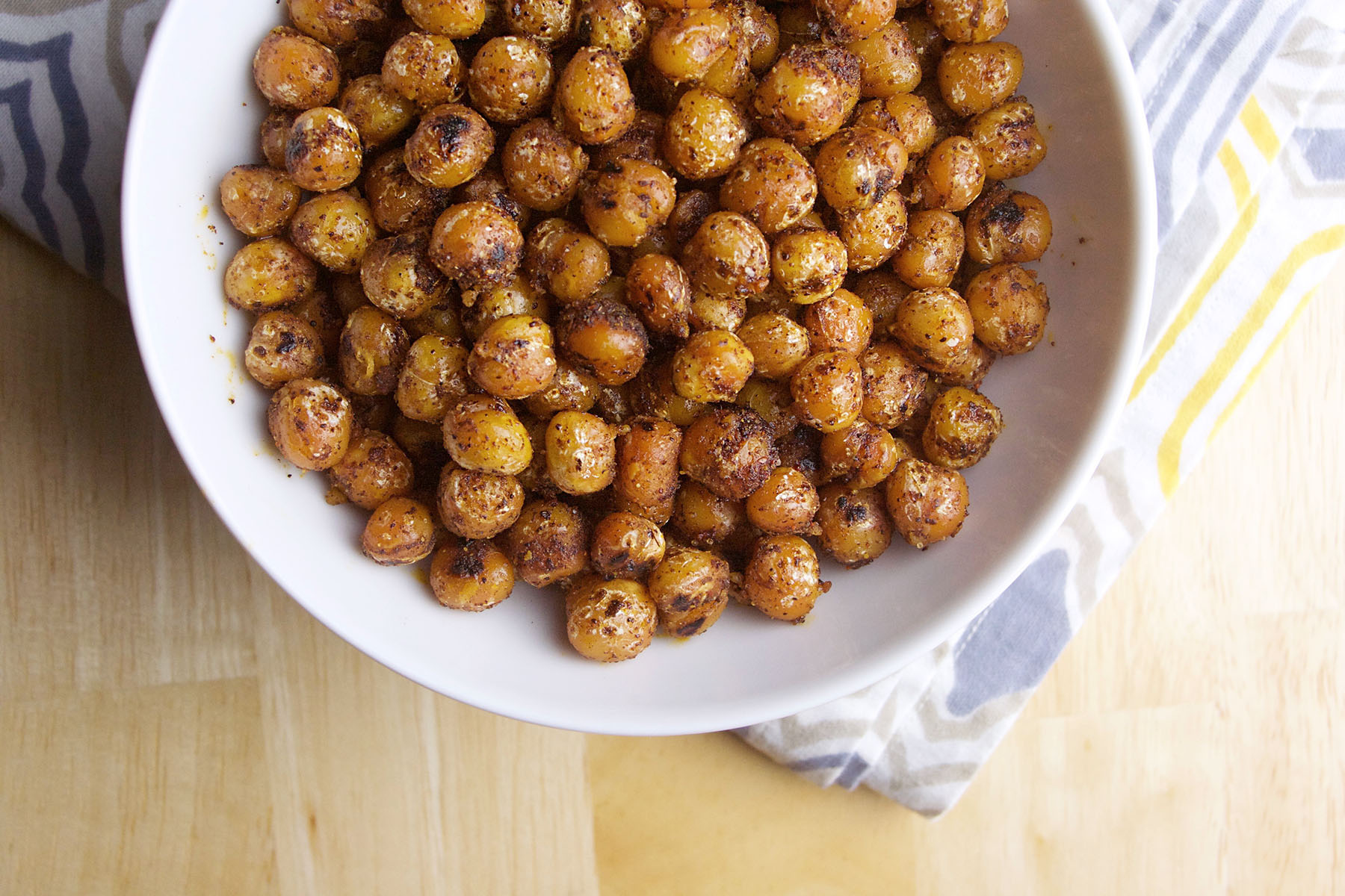 Pan Fried Chickpeas Recipe - Food Fanatic