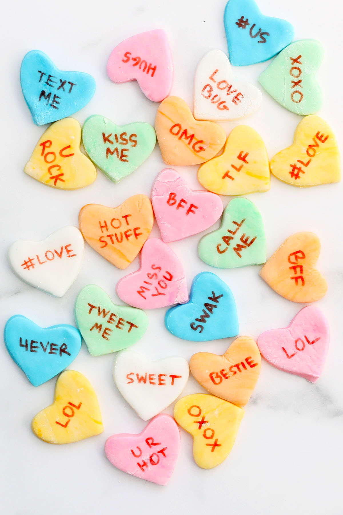 Homemade Conversation Hearts Recipe - Food Fanatic