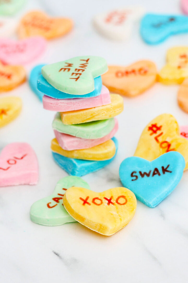 Homemade Conversation Hearts Recipe - Food Fanatic