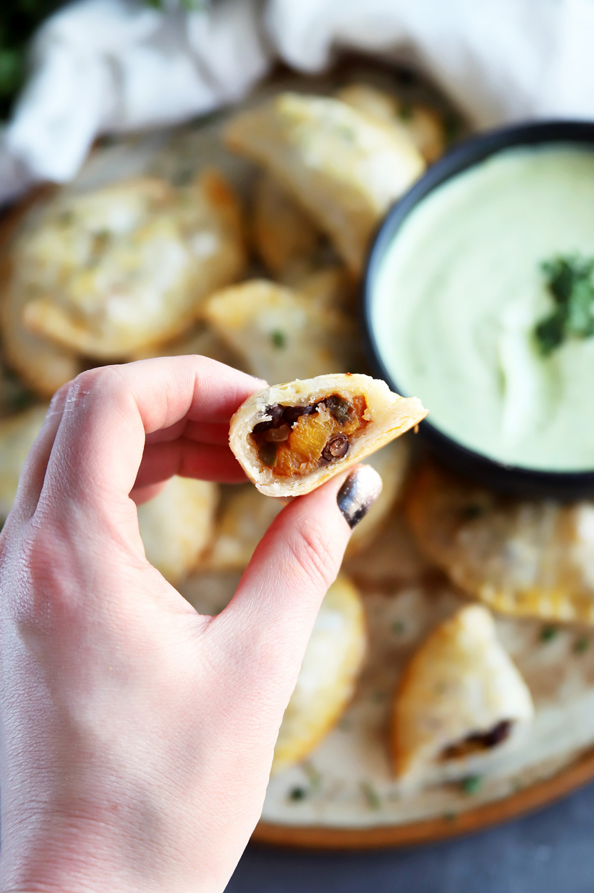 Butternut Squash Goat Cheese Empanadas Recipe - Food Fanatic
