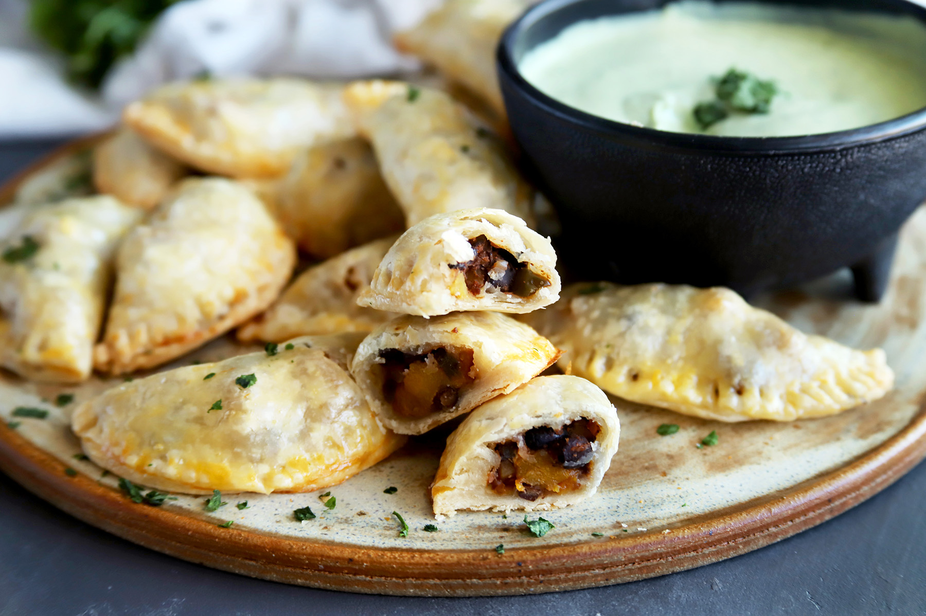 Butternut Squash Goat Cheese Empanadas Recipe - Food Fanatic