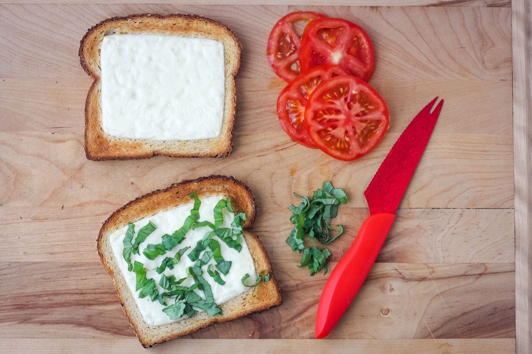 Toasted Caprese Sandwich Recipe - Food Fanatic