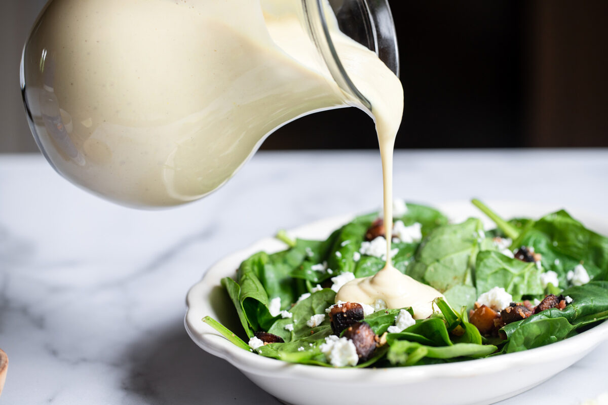 Miso Lemon Tahini Dressing Recipe - Food Fanatic
