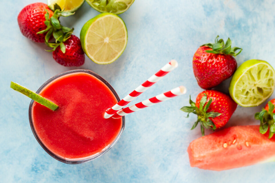 Strawberry Watermelon Smoothie Recipe - Food Fanatic