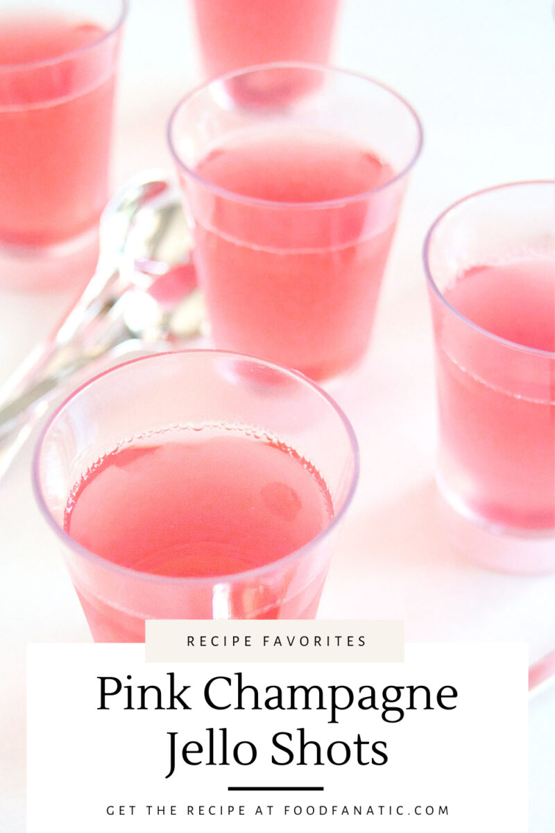 Champagne Jello Shots Recipe - Food Fanatic