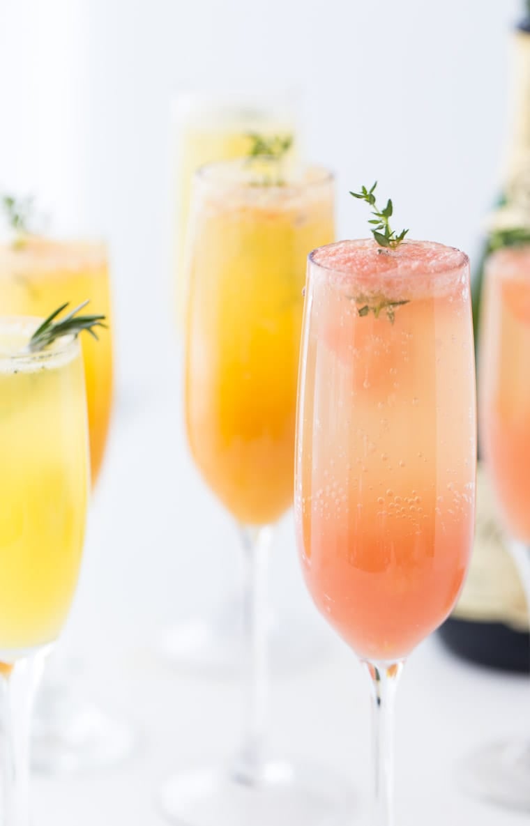 Grapefruit Mimosa Recipe Photo - Food Fanatic