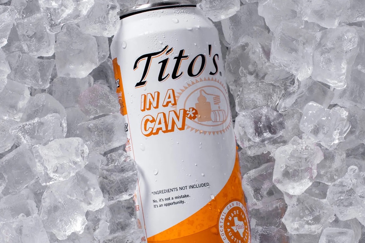 Tito’s Vodka Mocks Hard Seltzer Craze by Selling Empty Cans - Food Fanatic