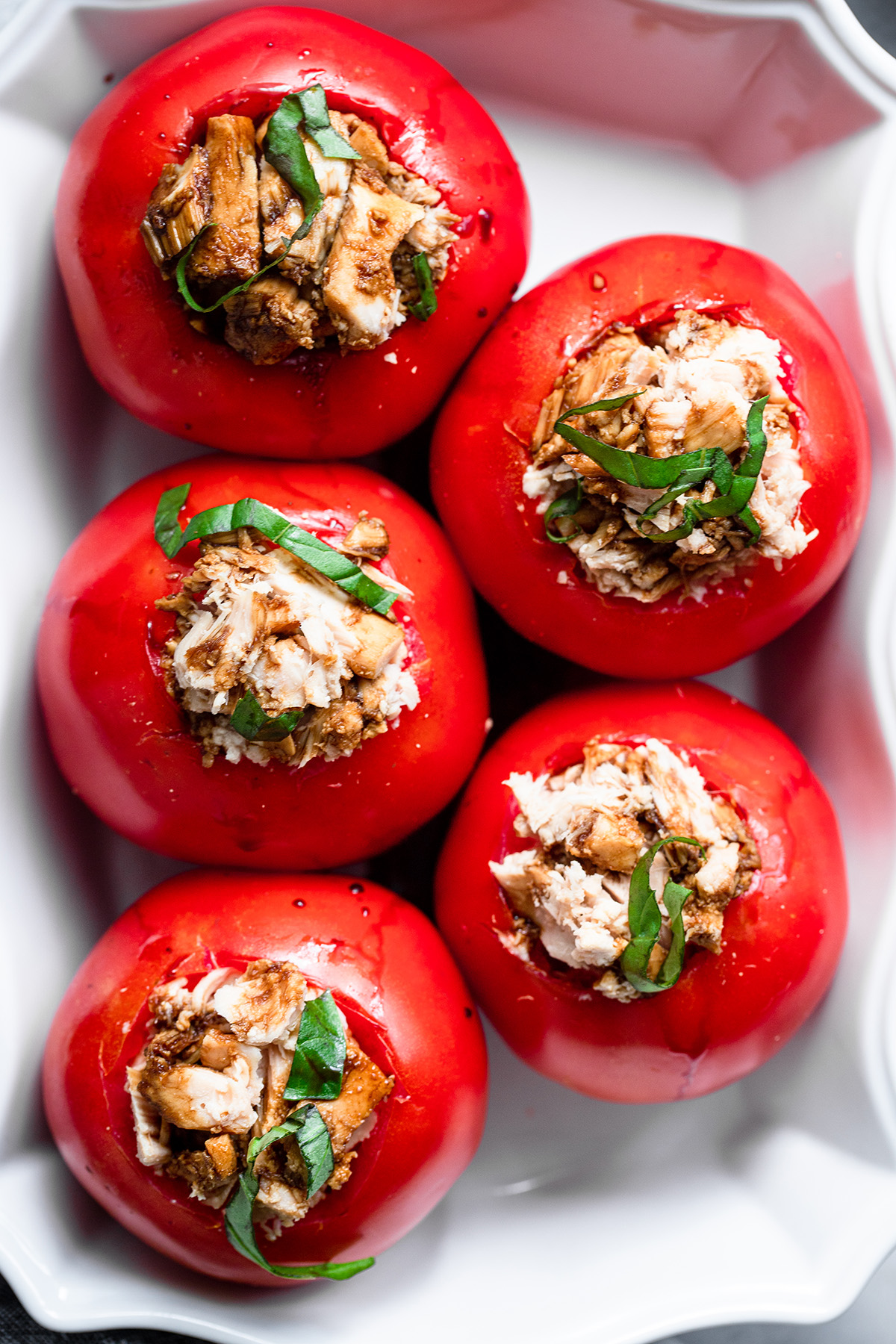 Tuna Stuffed Tomatoes Recipe - Food Fanatic