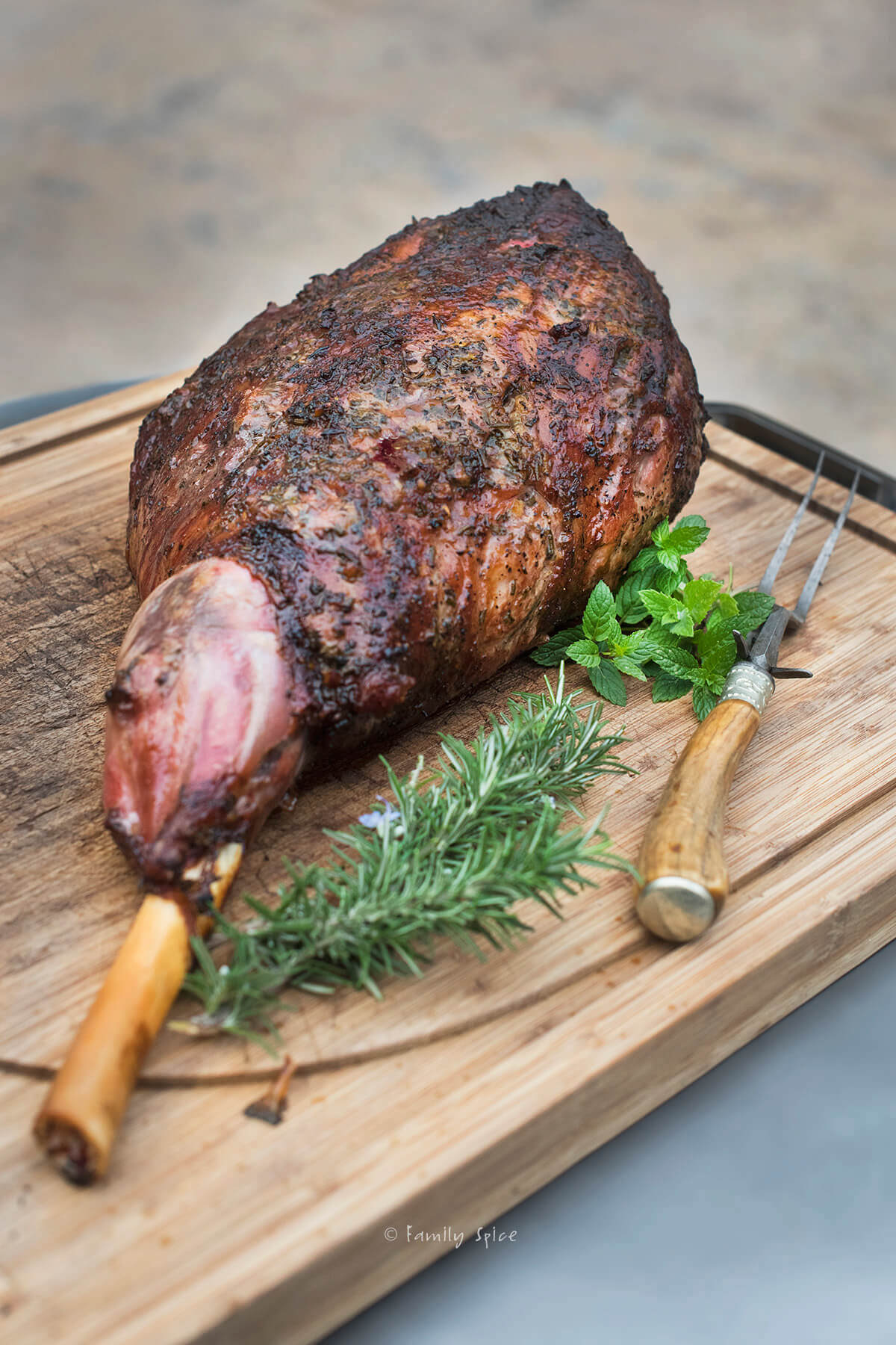Creative Easter Recipes - Grilled Leg of Lamb - Food Fanatic