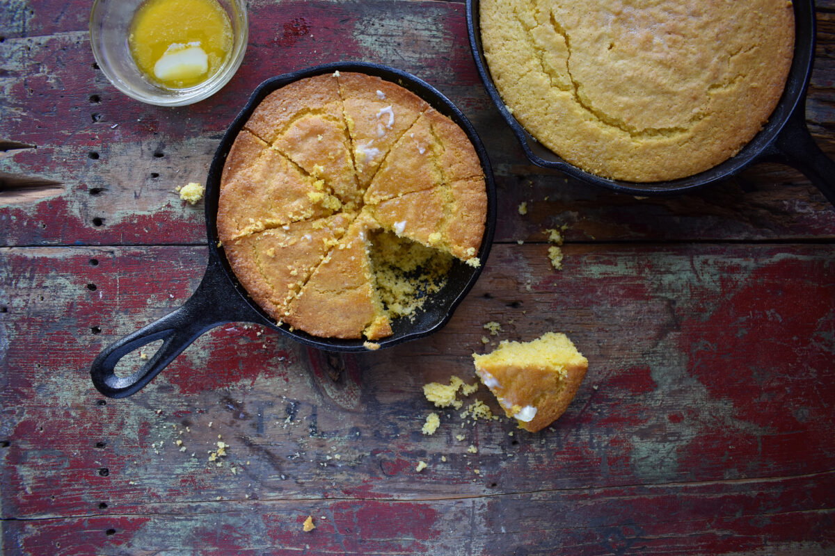 Sweet Southern Cornbread Recipe - Moist and Easy - Food Fanatic